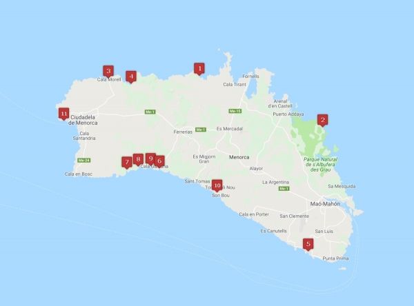 Las mejores playas de Menorca: un paraíso de color turquesa