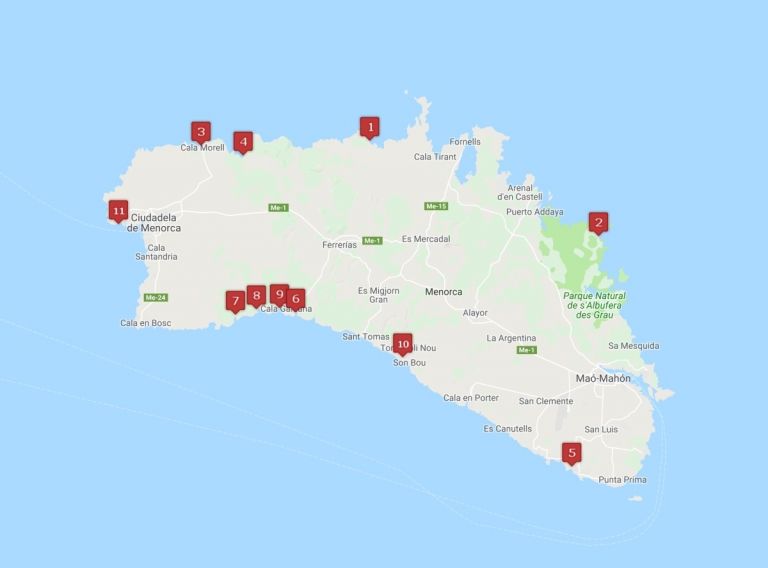 Las mejores playas de Menorca: un paraíso de color turquesa